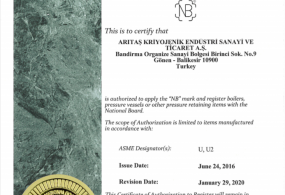 Certificates | Arıtaş